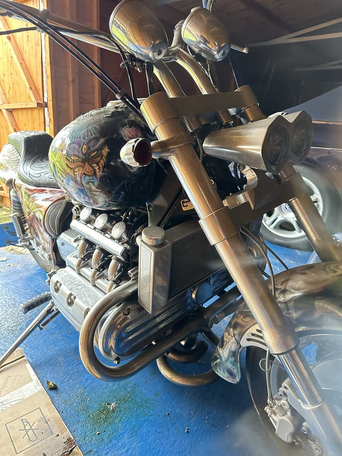 Lot 105 - A CUSTOM-BUILT HONDA VALKYRIE MOTORBIKE