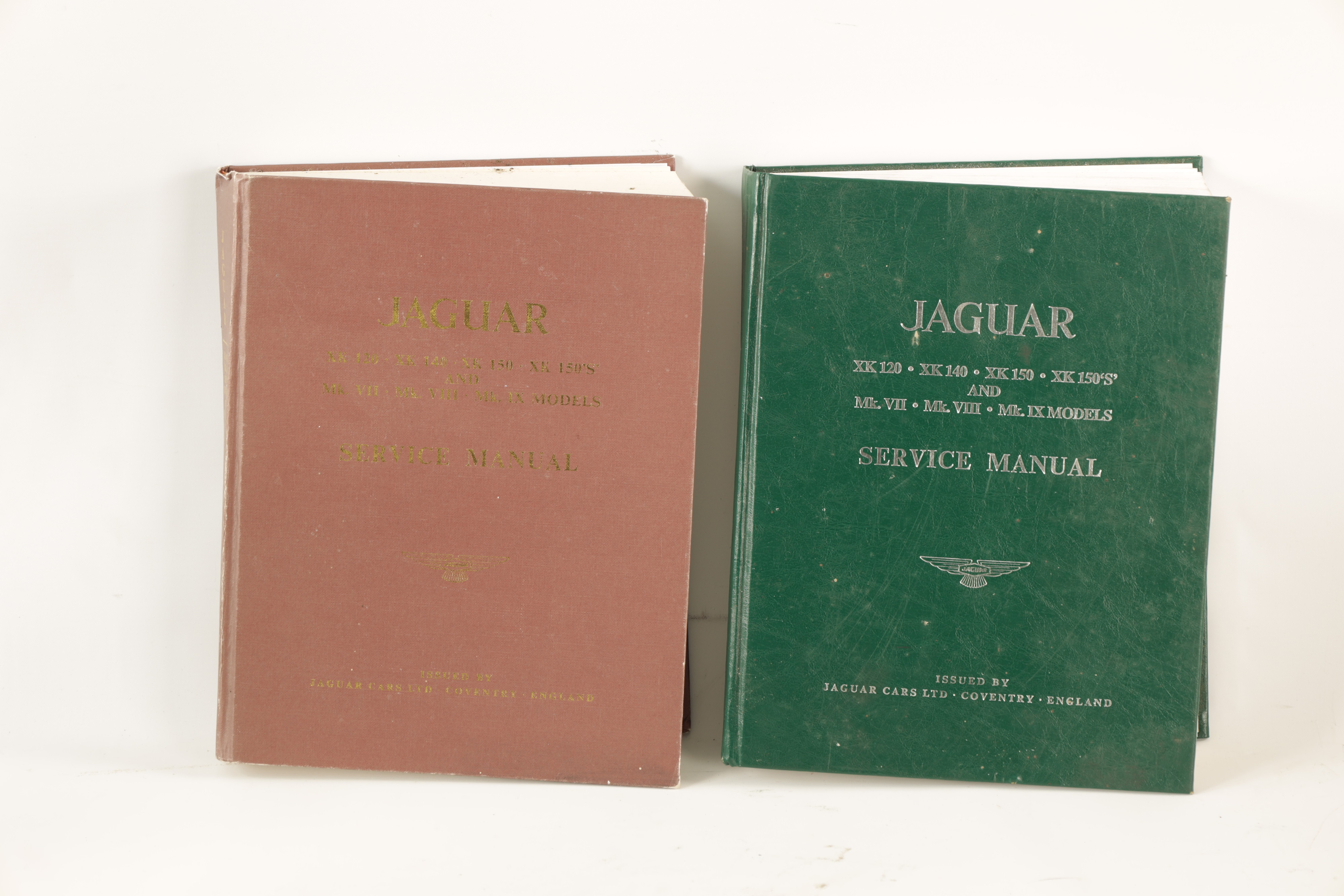 Lot 48 - TWO 1950S JAGUAR SERVICE MANUALS