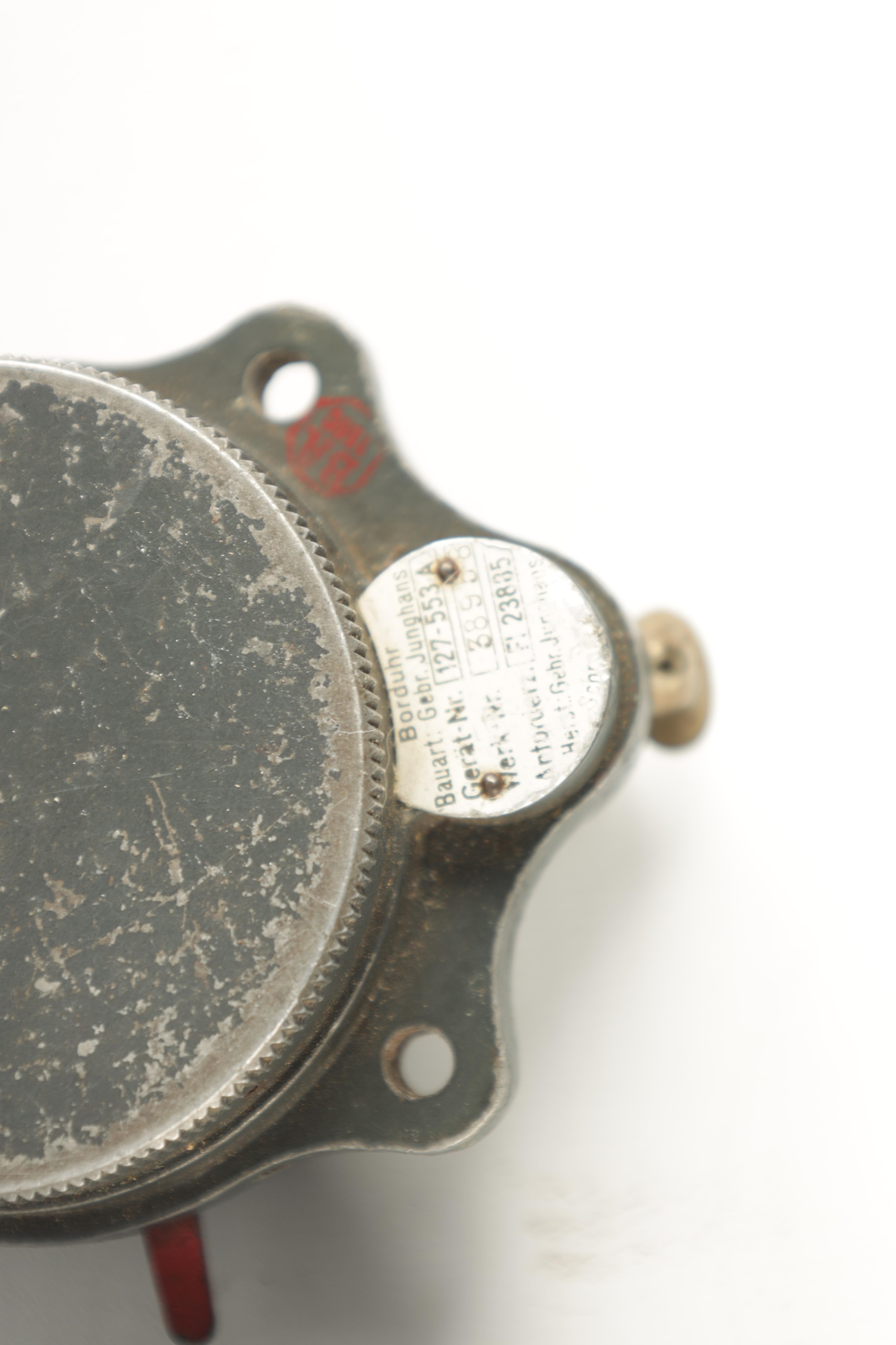 Lot 225 - TWO GERMAN WWII AIRCRAFT COCKPIT CLOCKS