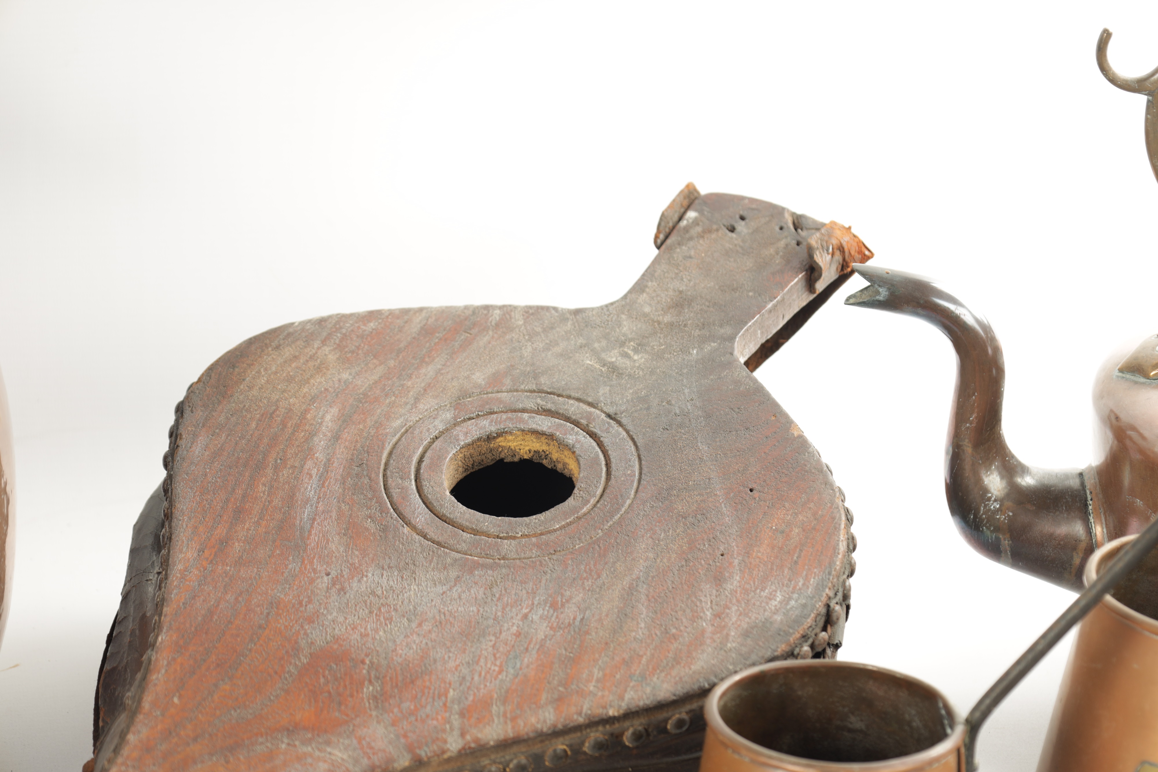 Lot 145 - A COLLECTION OF 129TH CENTURY COPPER WARE