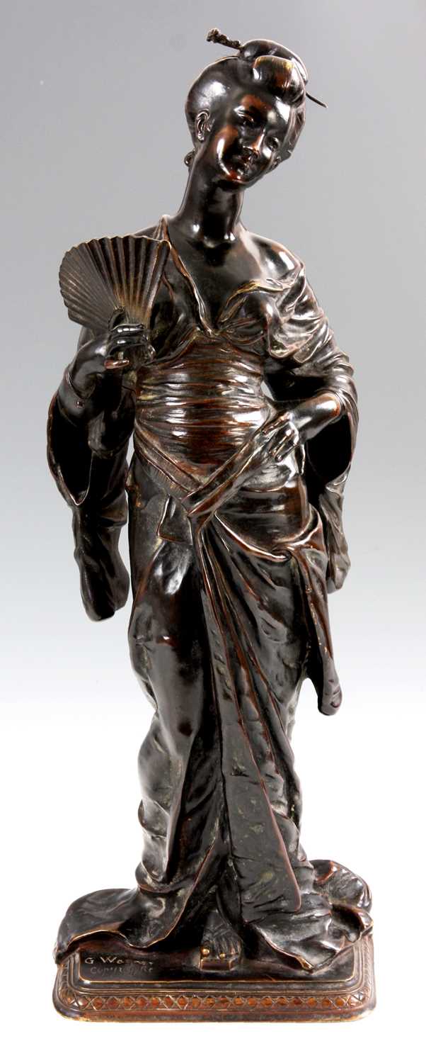 Lot 520 - G. WAGNER A 19TH CENTURY FRENCH BRONZE