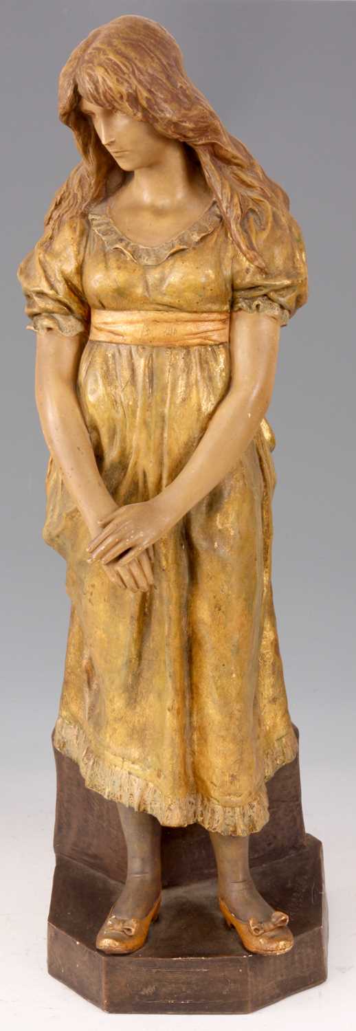 Lot 528 - FREDERICK GOLDSCHEIDER, VIENNA a painted