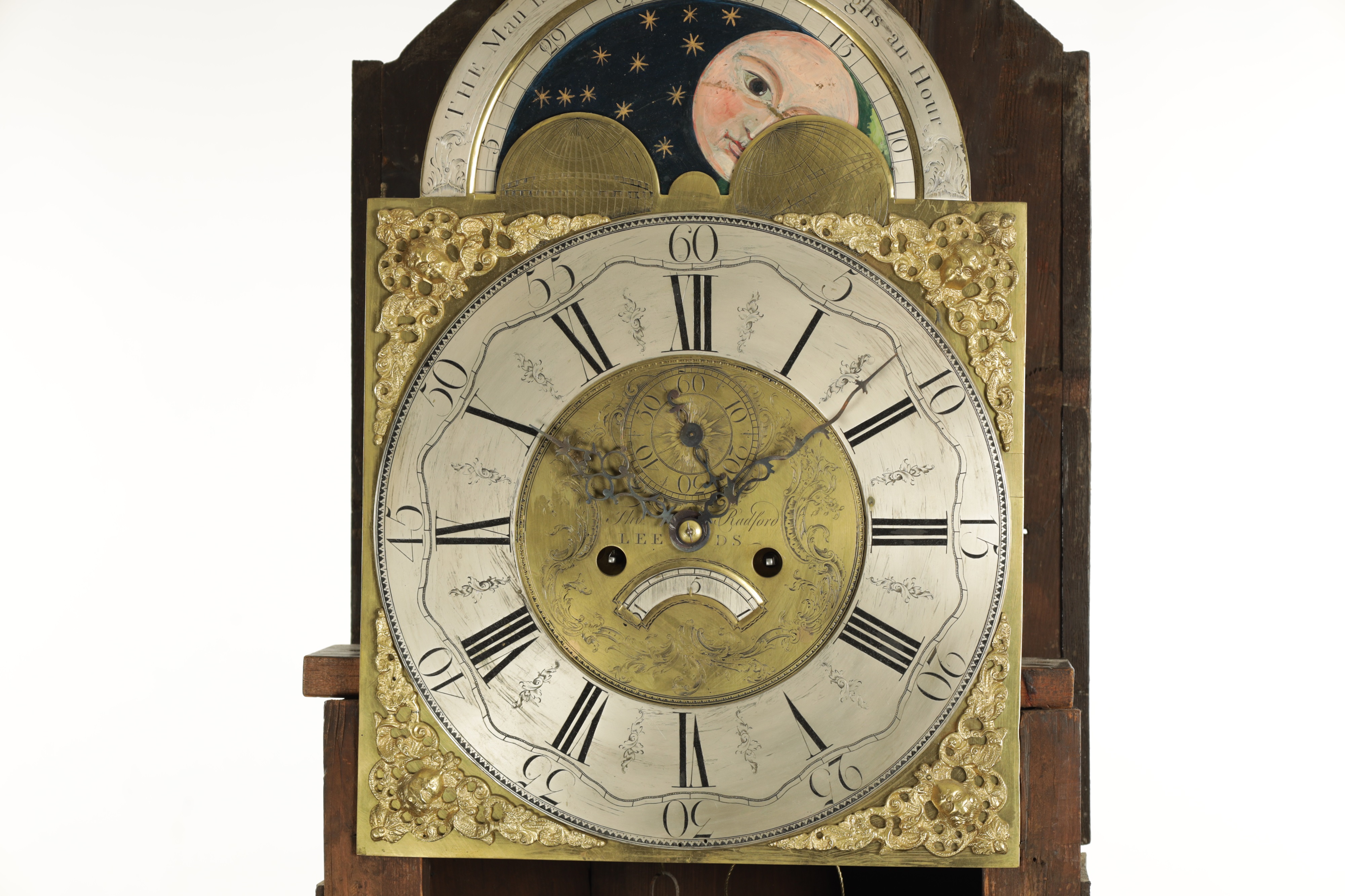 Lot 1360 - THOMAS RADFORD, LEEDS. A GEORGE III OAK AND