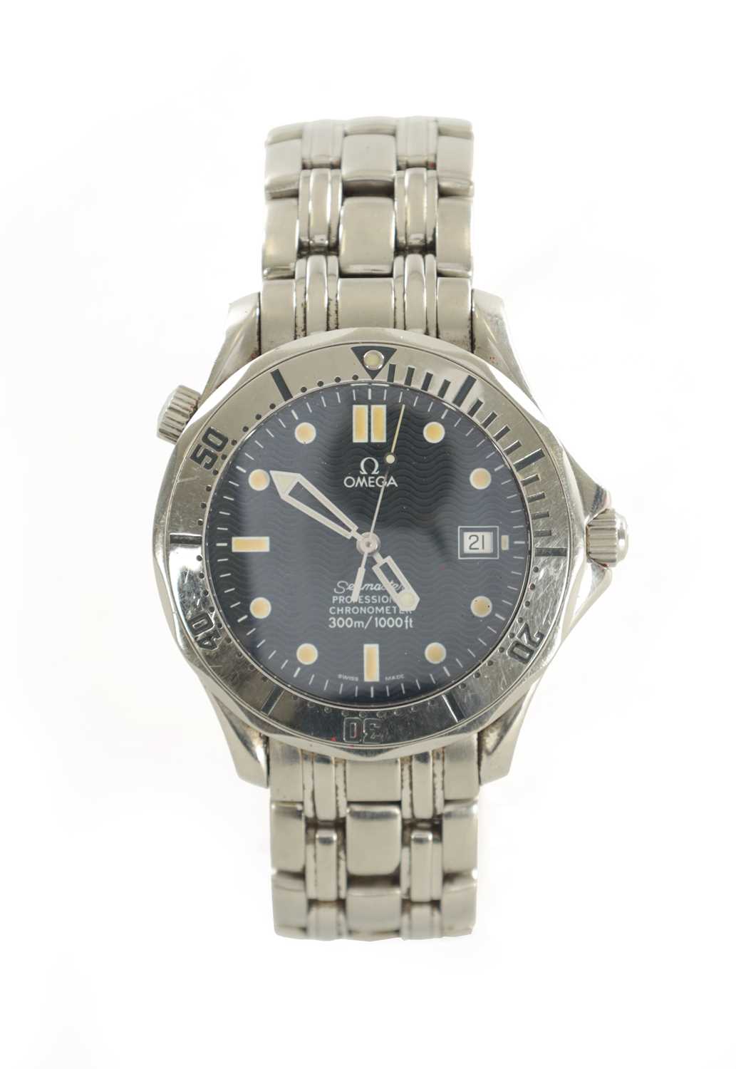 Lot 568 - A GENTLEMAN'S STEEL OMEGA SEAMASTER