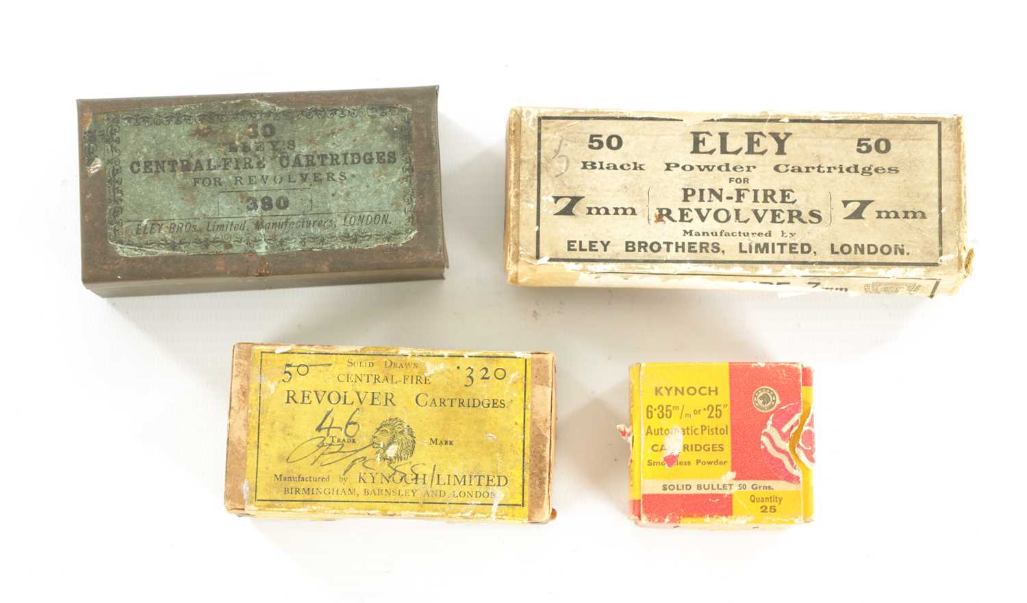 Lot 667 - FOUR BOXES OF VARIOUS DE-ACTIVATED REVOLVER