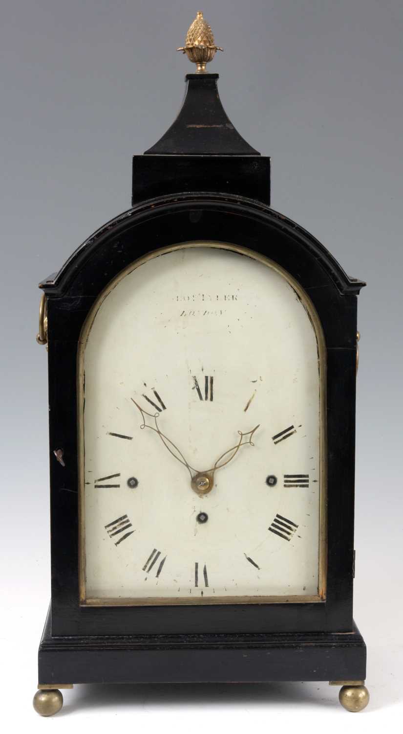 Lot 686 - GEORGE TYLER, LONDON A GEORGIAN EBONISED