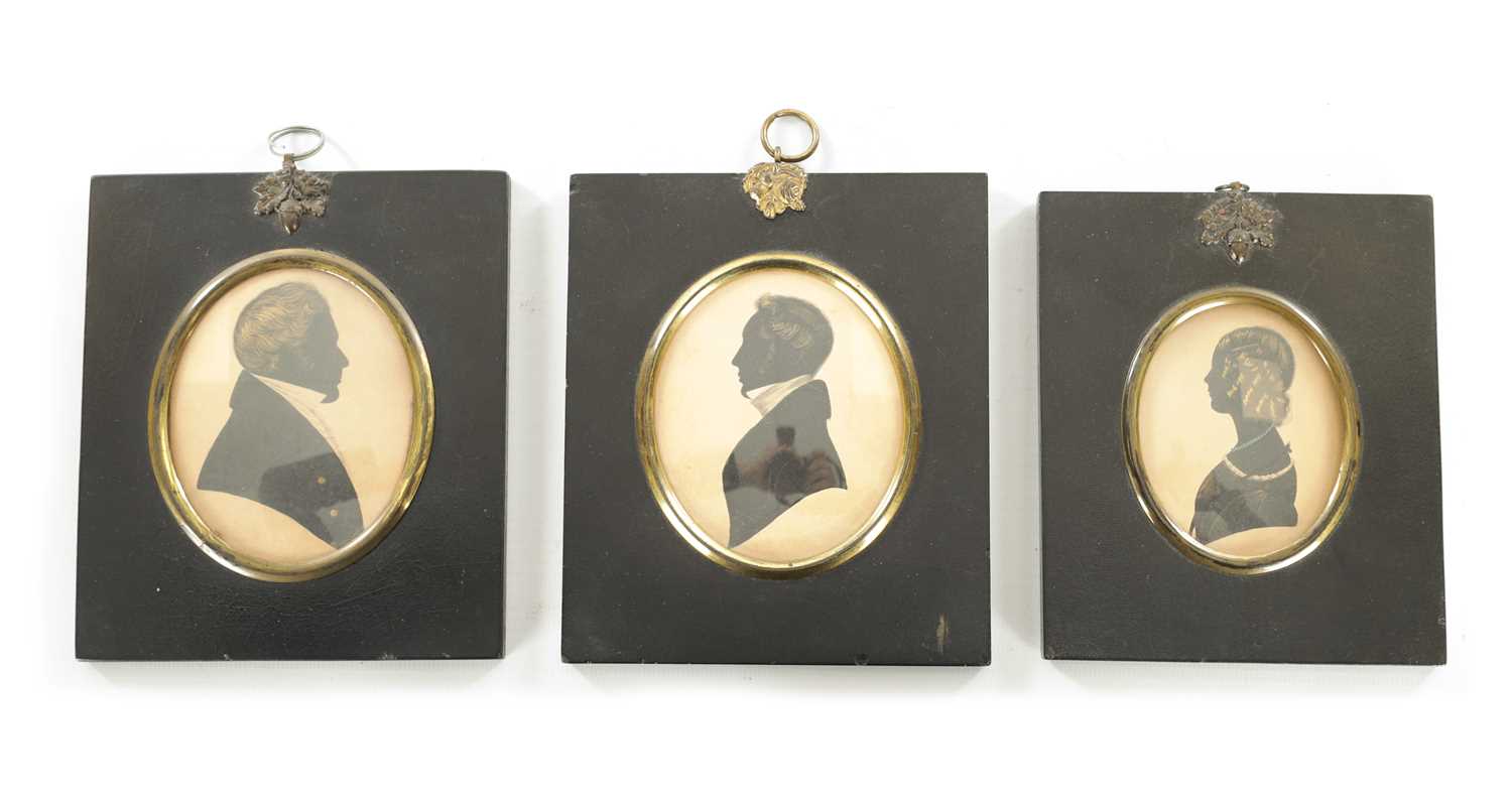 Lot 960 - A COLLECTION OF THREE 19TH CENTURY SIDE BUST