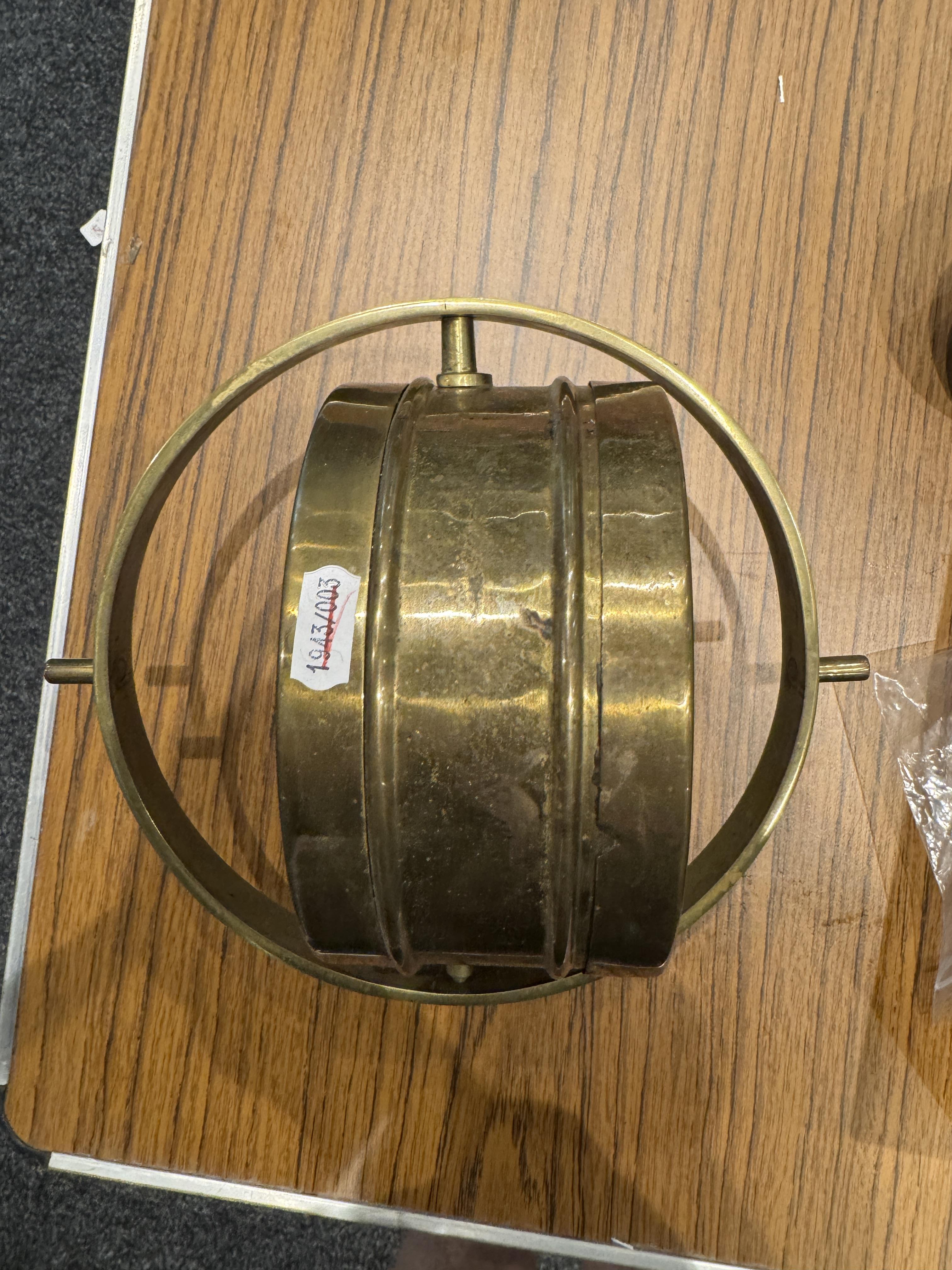 Lot 1257 - A RARE 19TH CENTURY SHIPS OVERHEAD MOUNTED