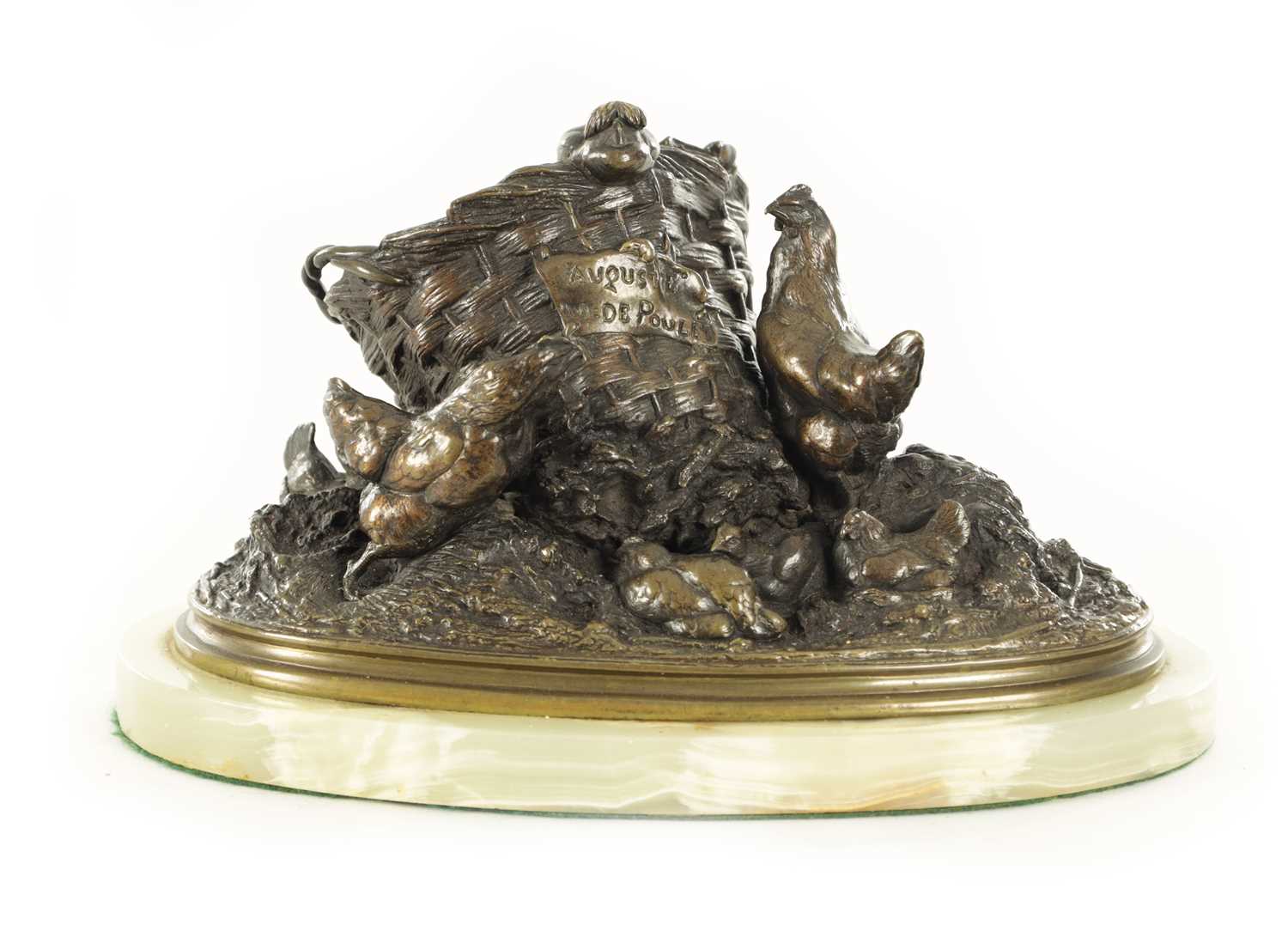 Lot 905 - A LATE 19TH CENTURY FRENCH BRONZE GROUP OF