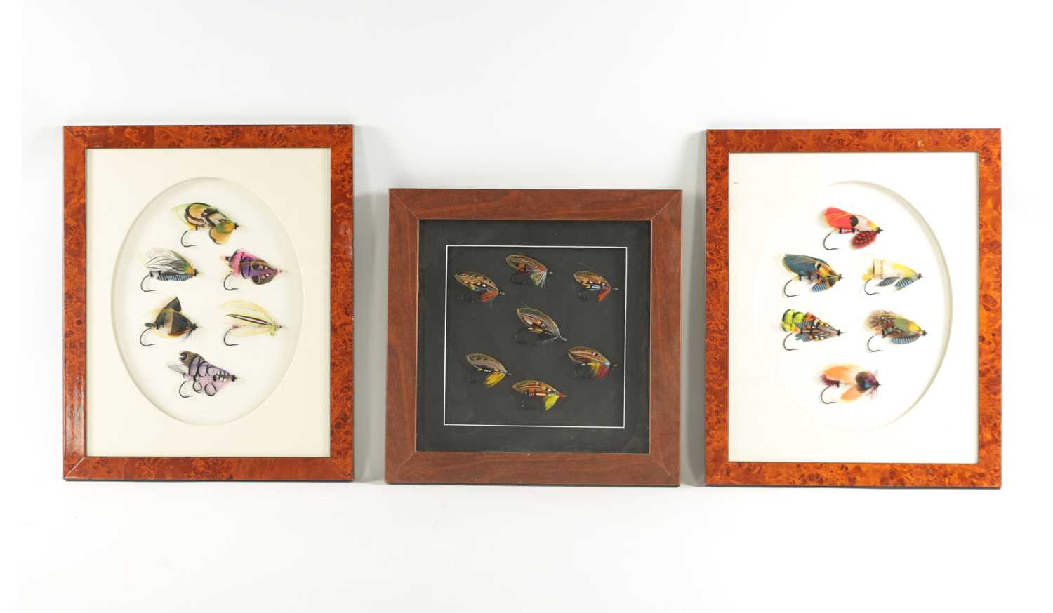 Lot 619 - THREE FRAMED WALL MOUNTED DISPLAYS OF SLAMON