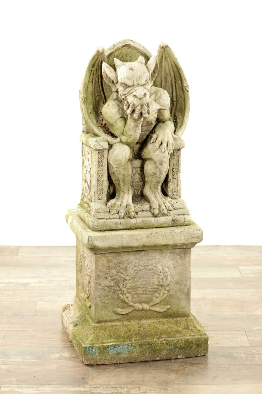 Lot 795 - A MODERN COMPOSITE STONE GARDEN STATUE