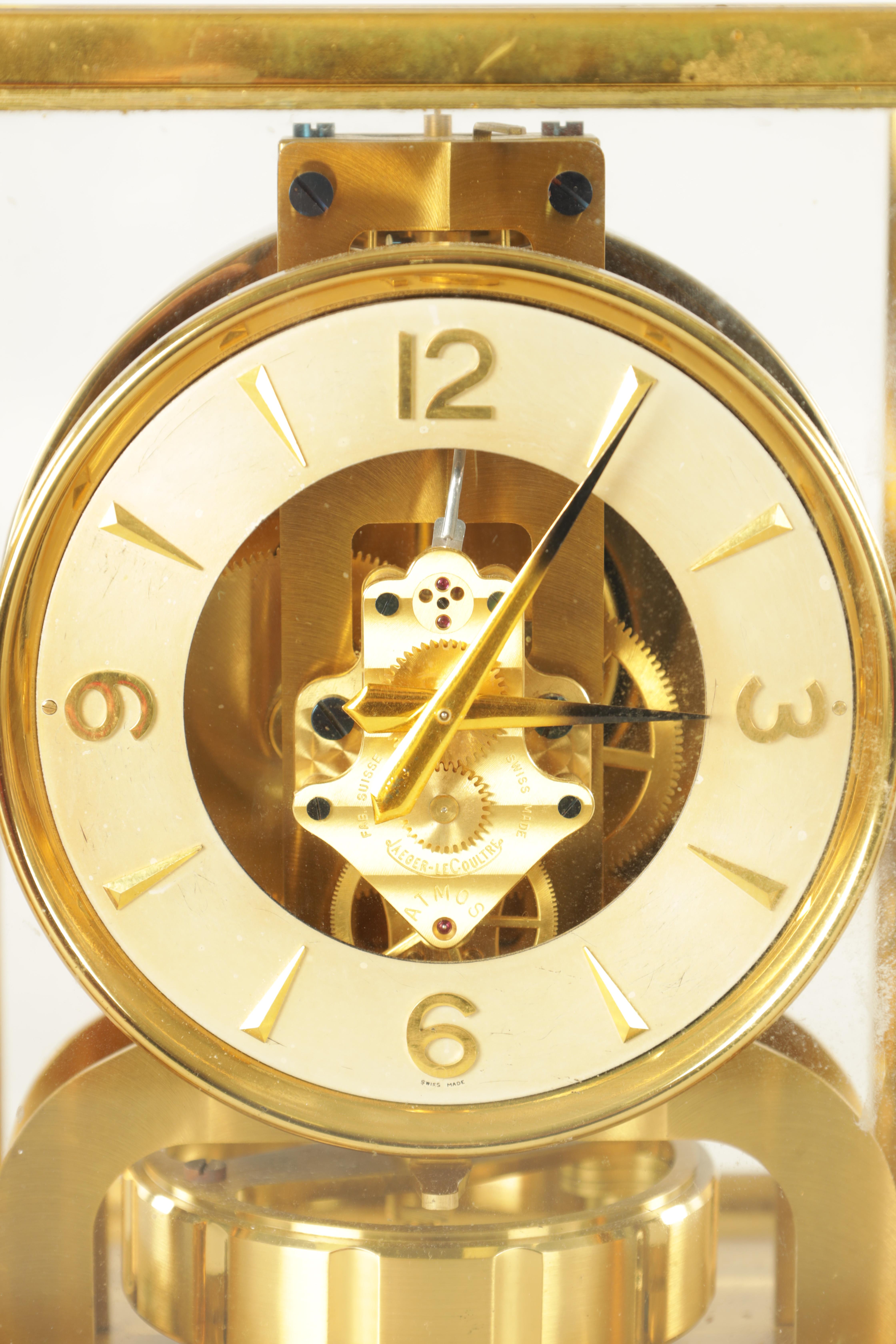 Lot 1108 - A 1950'S JAEGER-LECOULTRE ATMOS CLOCK