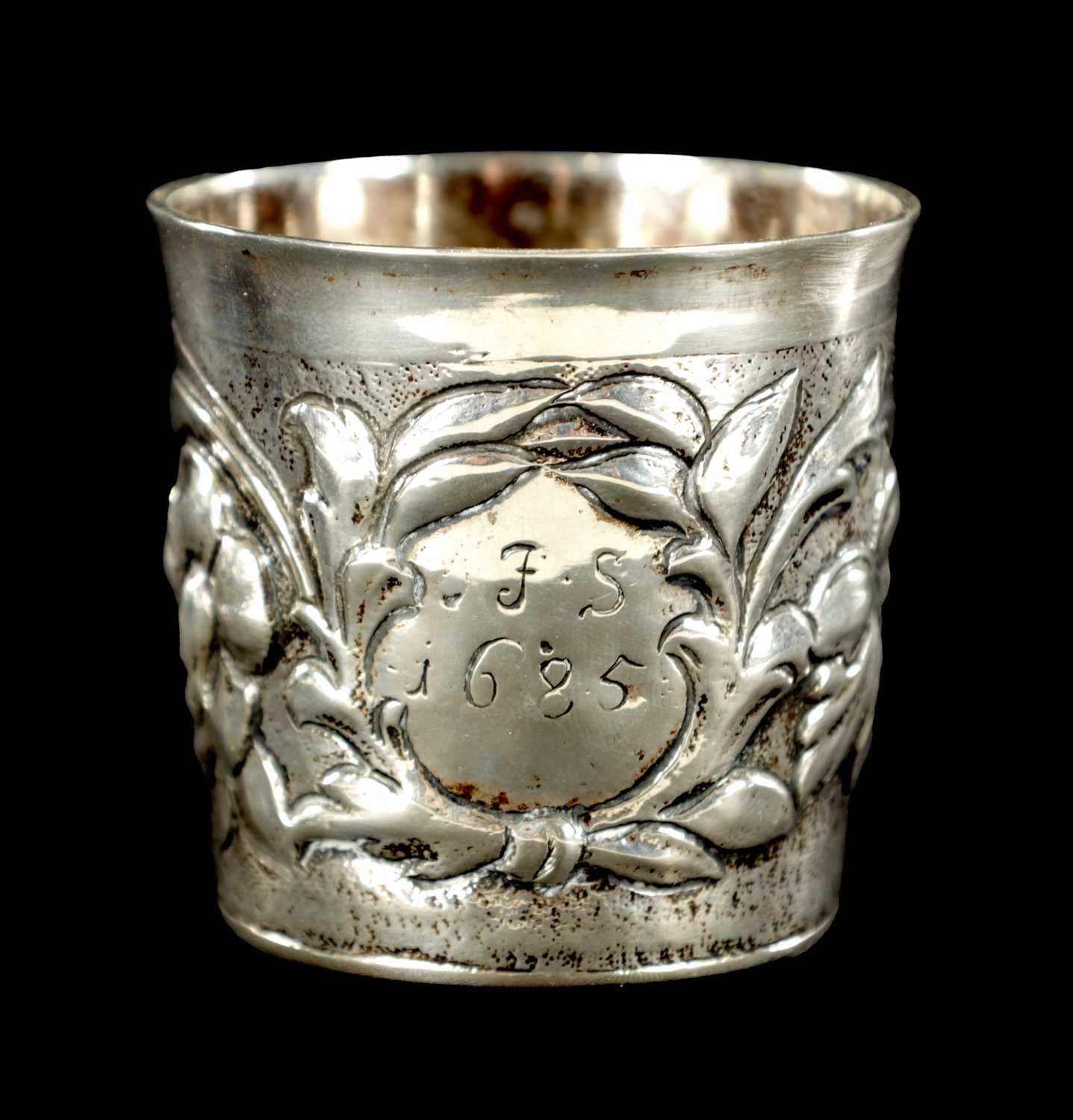 Lot 460 - A LATE 17TH CENTURY SCANDINAVIAN SILVER