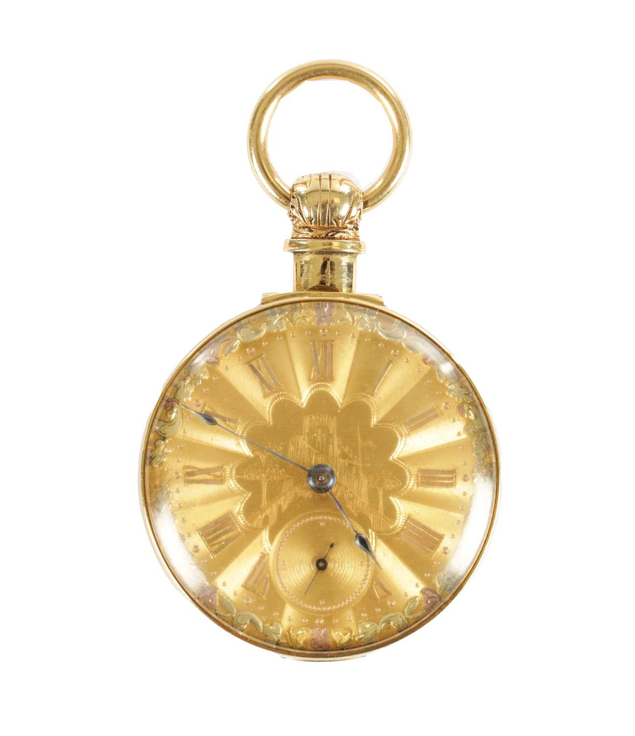 Lot 370 - H. PINNINTON, LIVERPOOL. AN 18CT GOLD OPEN