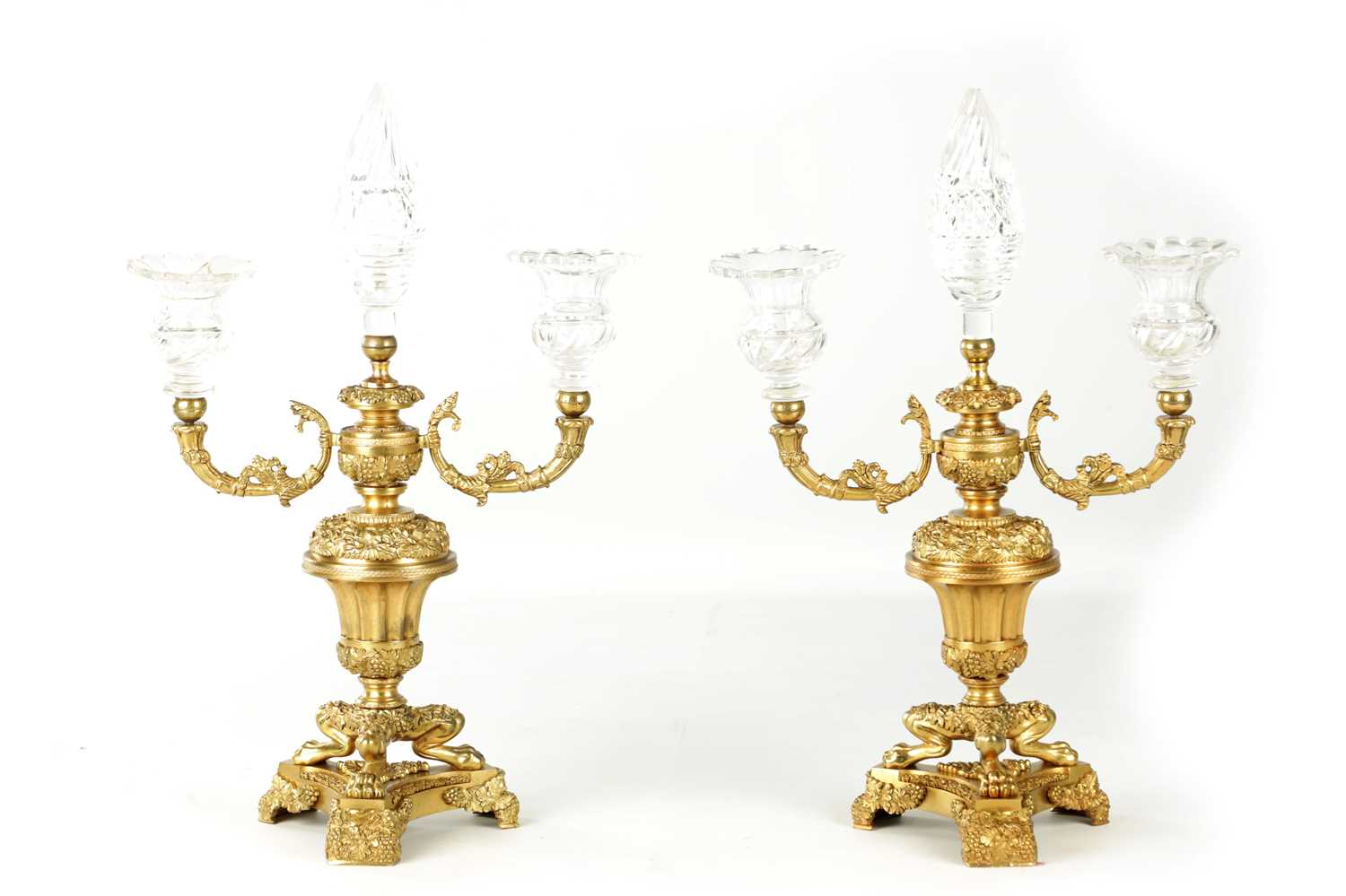 Lot 776 - A PAIR OF LATE 19TH CENTURY REGENCY STYLE