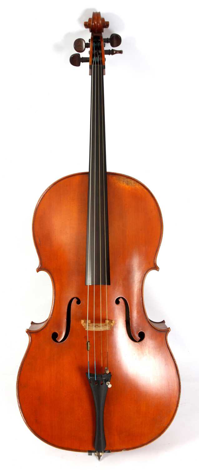 Lot 567 - A CELLO LABELLED JEAN BAPTISTE COLIN dated