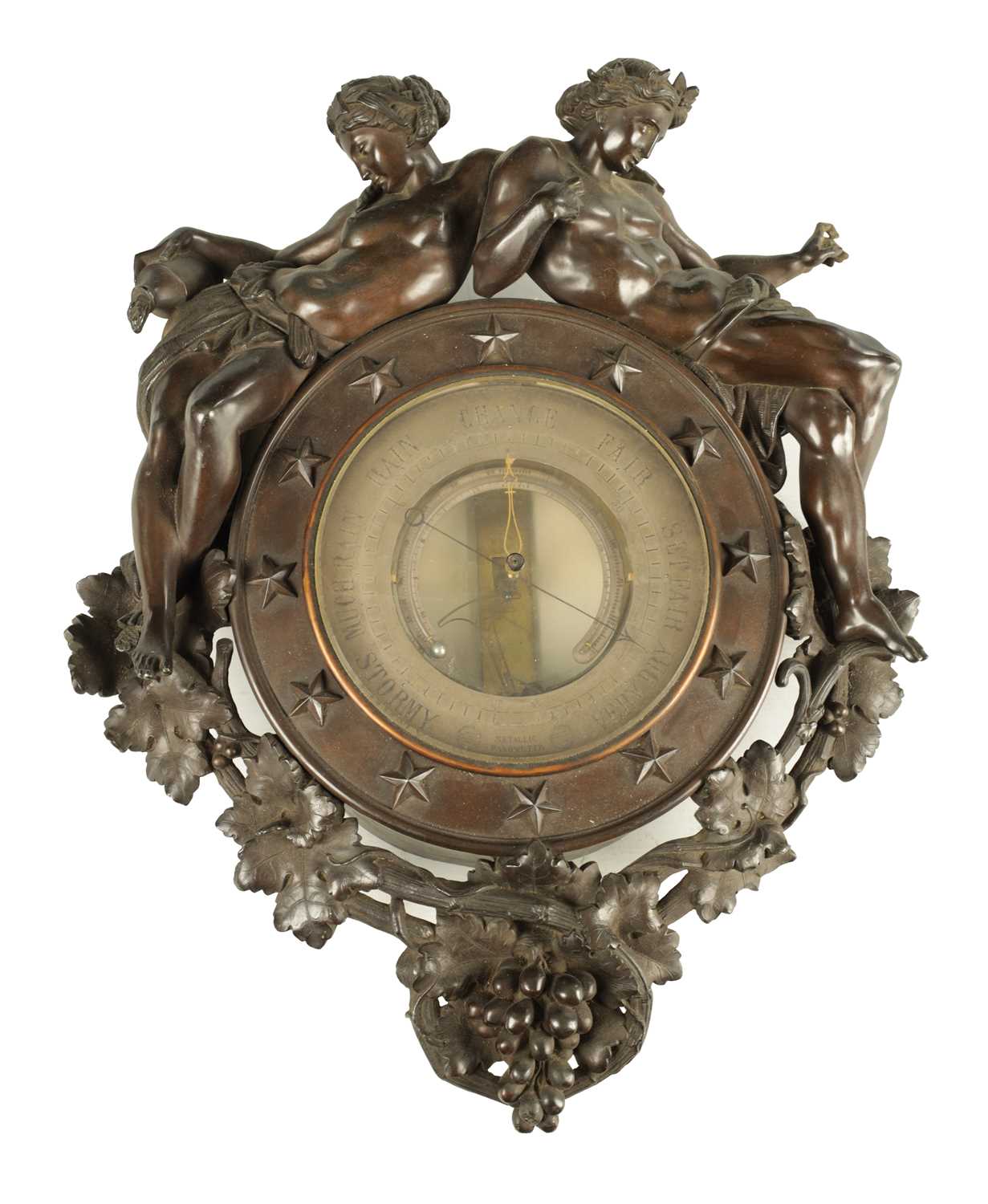 Lot 1201 - A LATE 19TH CENTURY FRENCH BRONZE FIGURAL