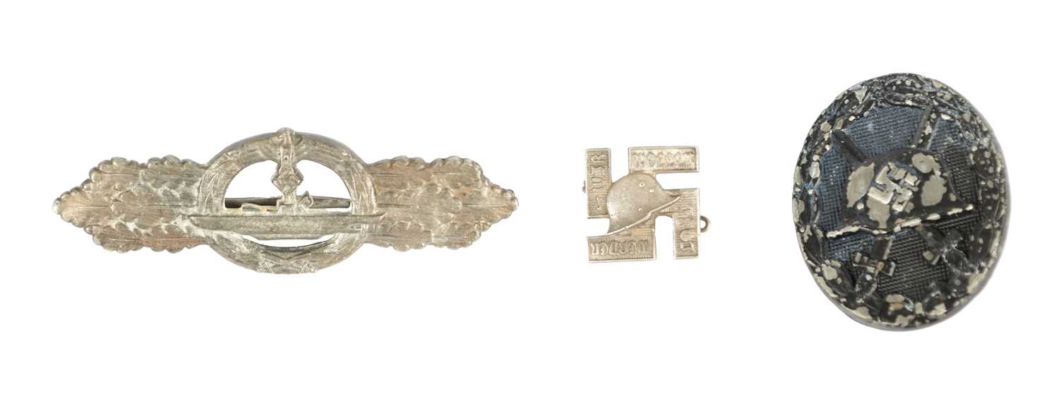 Lot 534 - A RARE WW2 GERMAN THIRD REICH SILVER 'FRONT