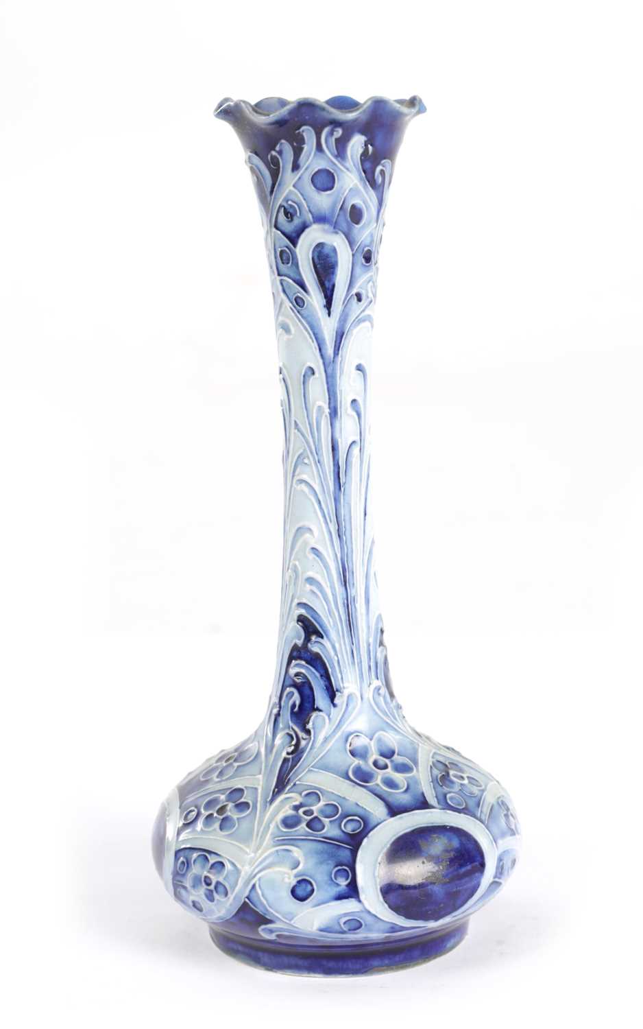Lot 43 - A LATE 19TH CENTURY MOORCROFT FLORIAN WARE