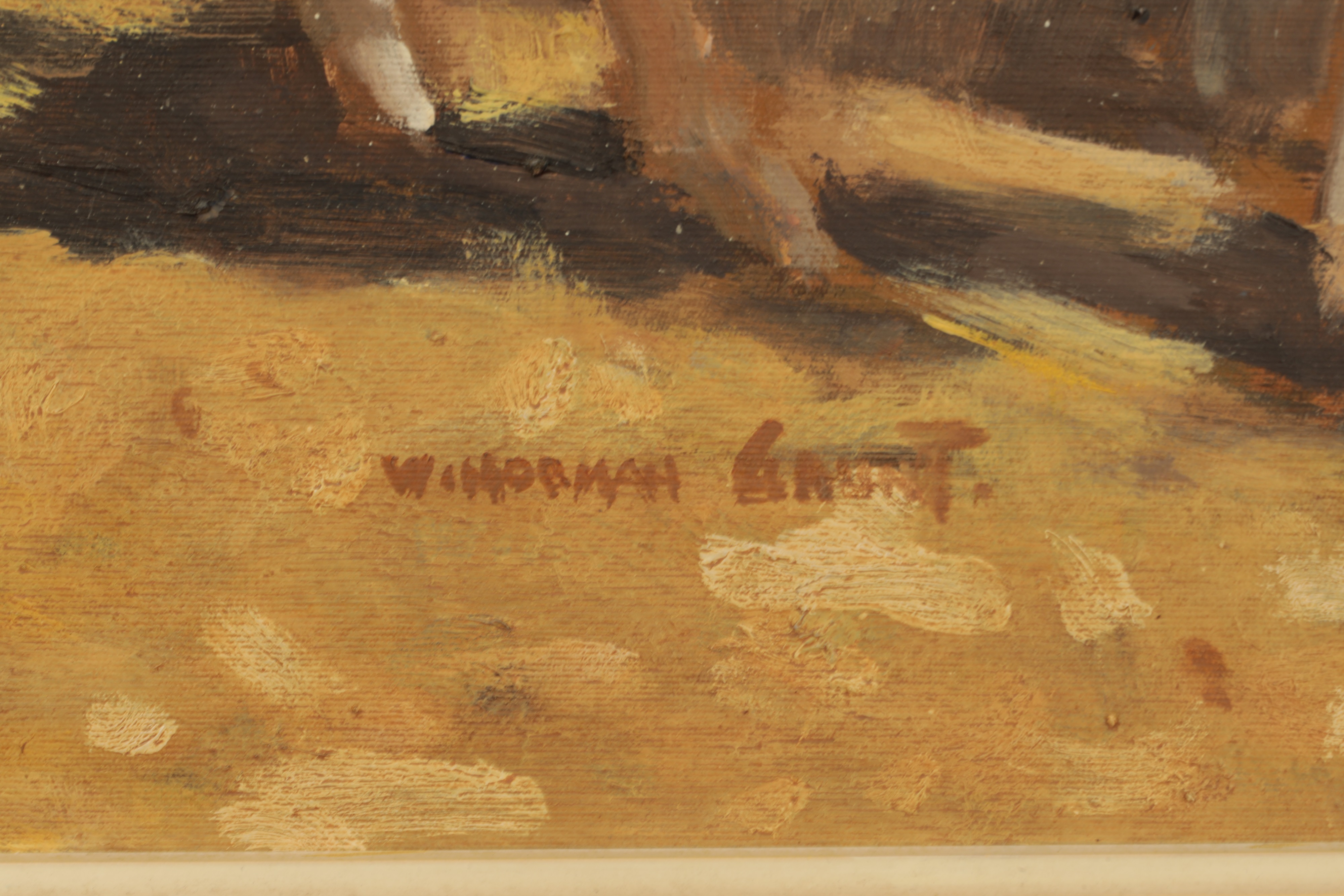 WILLIAM NORMAN GAUNT (1918-2001) A 20TH CENTURY OIL ON