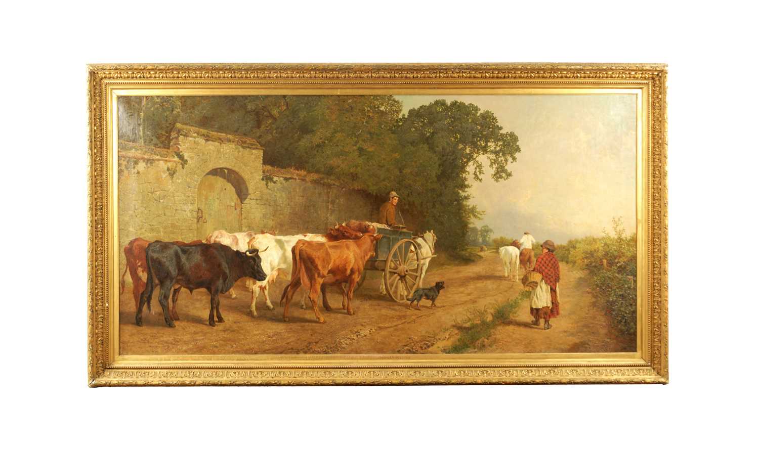 Lot 1005 - CHARLES COLLINS (1680 - 1744) OIL ON CANVAS