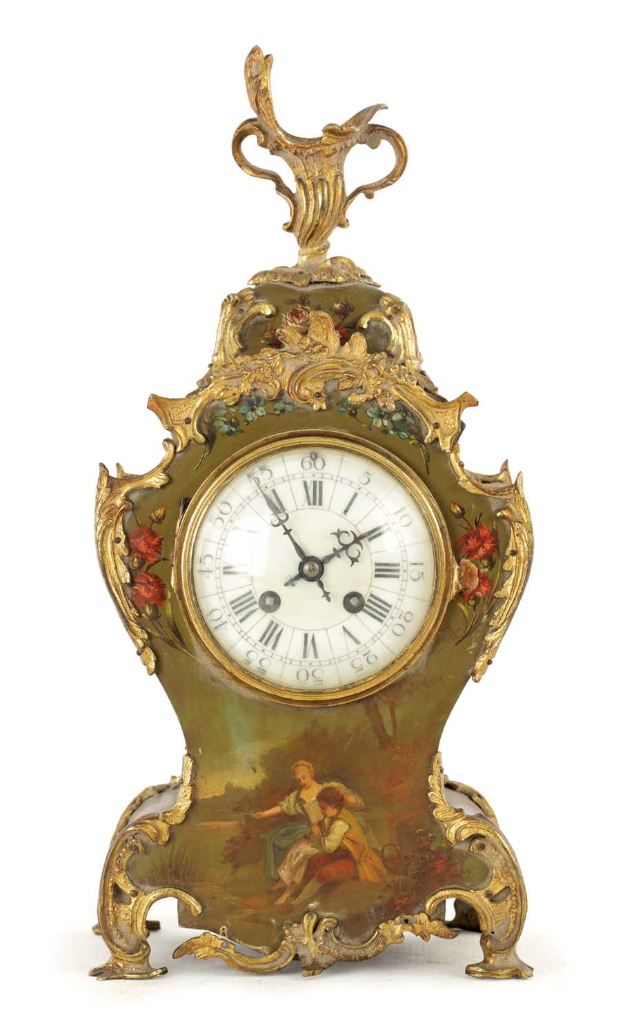 Lot 1606 - A LATE 19TH CENTURY FRENCH VERNIS MARTIN