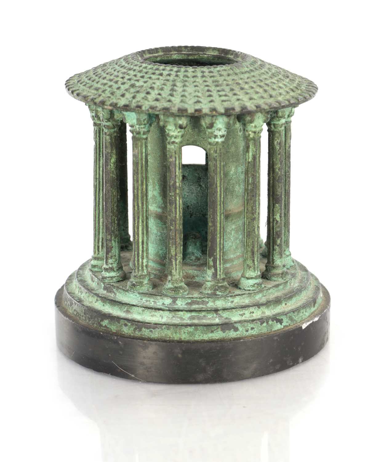 Lot 916 - A REGENCY STYLE BRONZE GRAND TOUR ROMAN