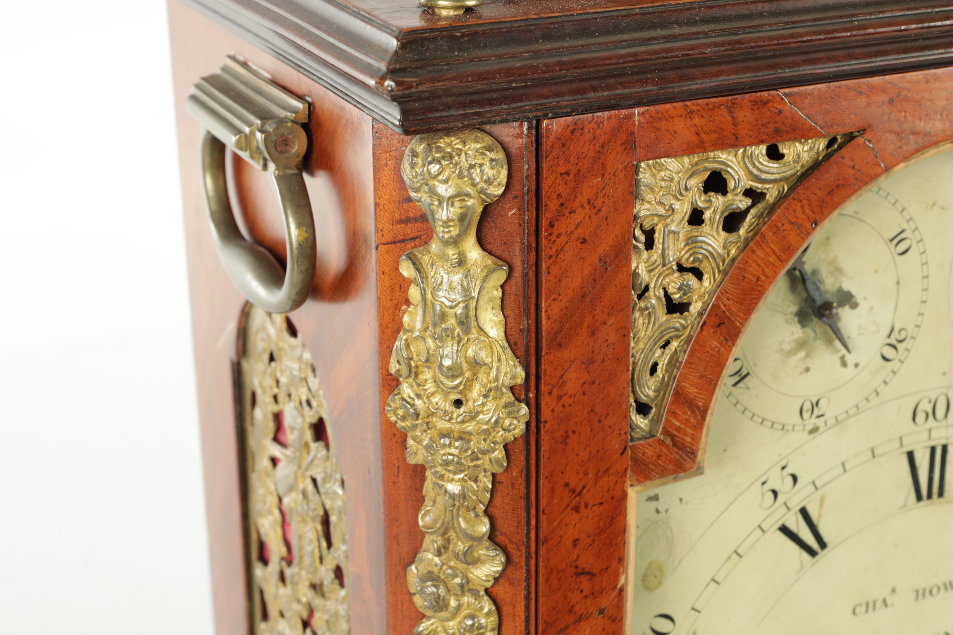 CHARLES HOWSE, LONDON. A GEORGE III MAHOGANY THREE