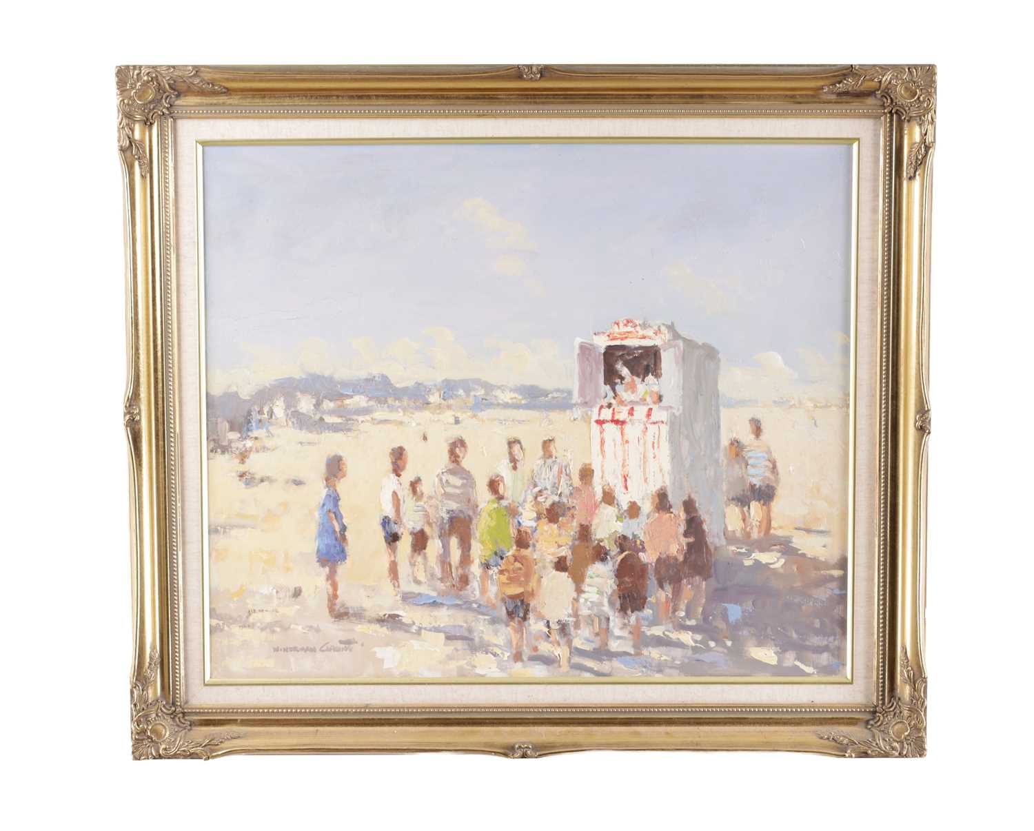 Lot 923 - WILLIAM NORMAN GAUNT (BRITISH 1918-2001) OIL
