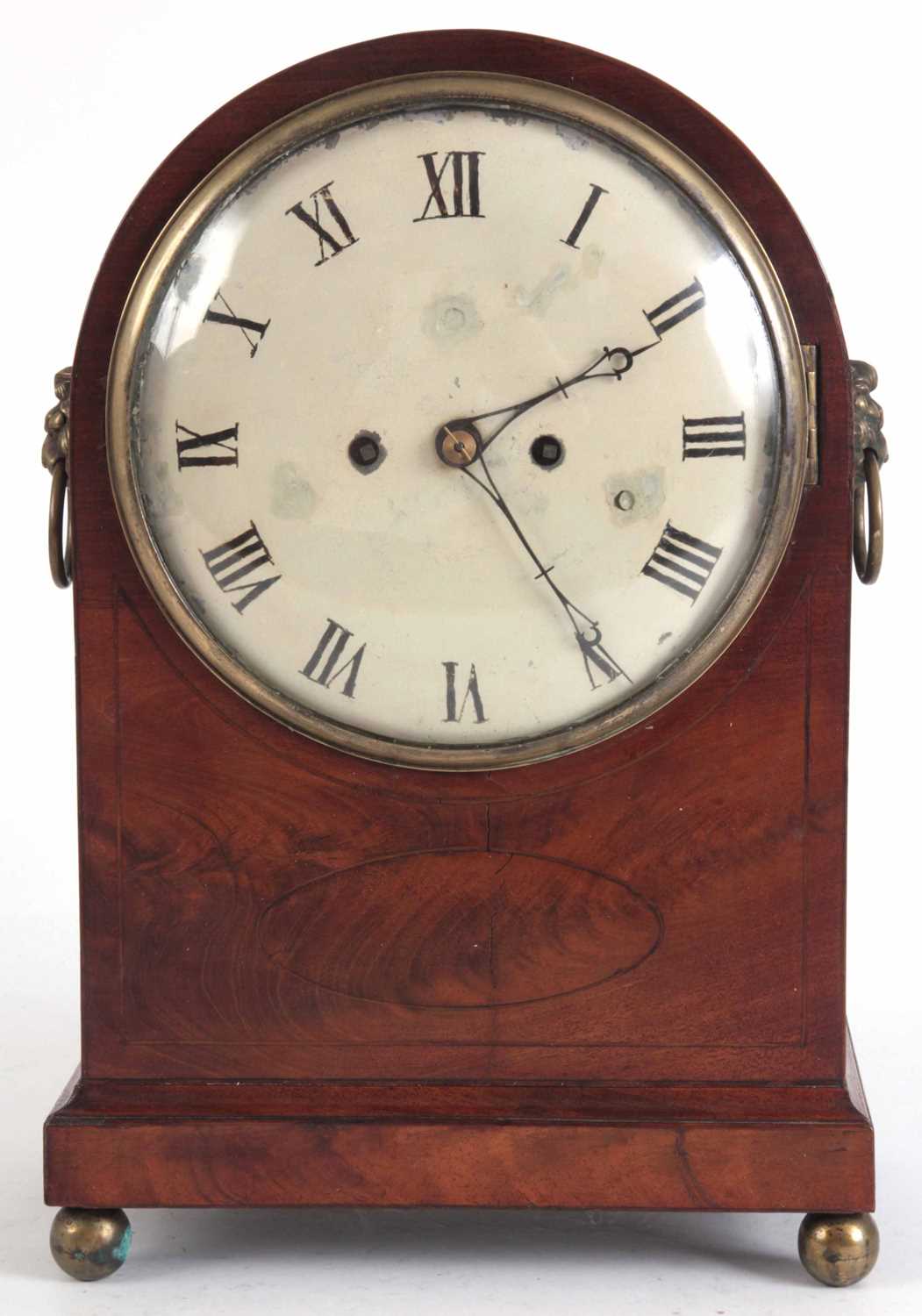 Lot 172 - A REGENCY DOUBLE FUSEE ENGLISH BRACKET CLOCK