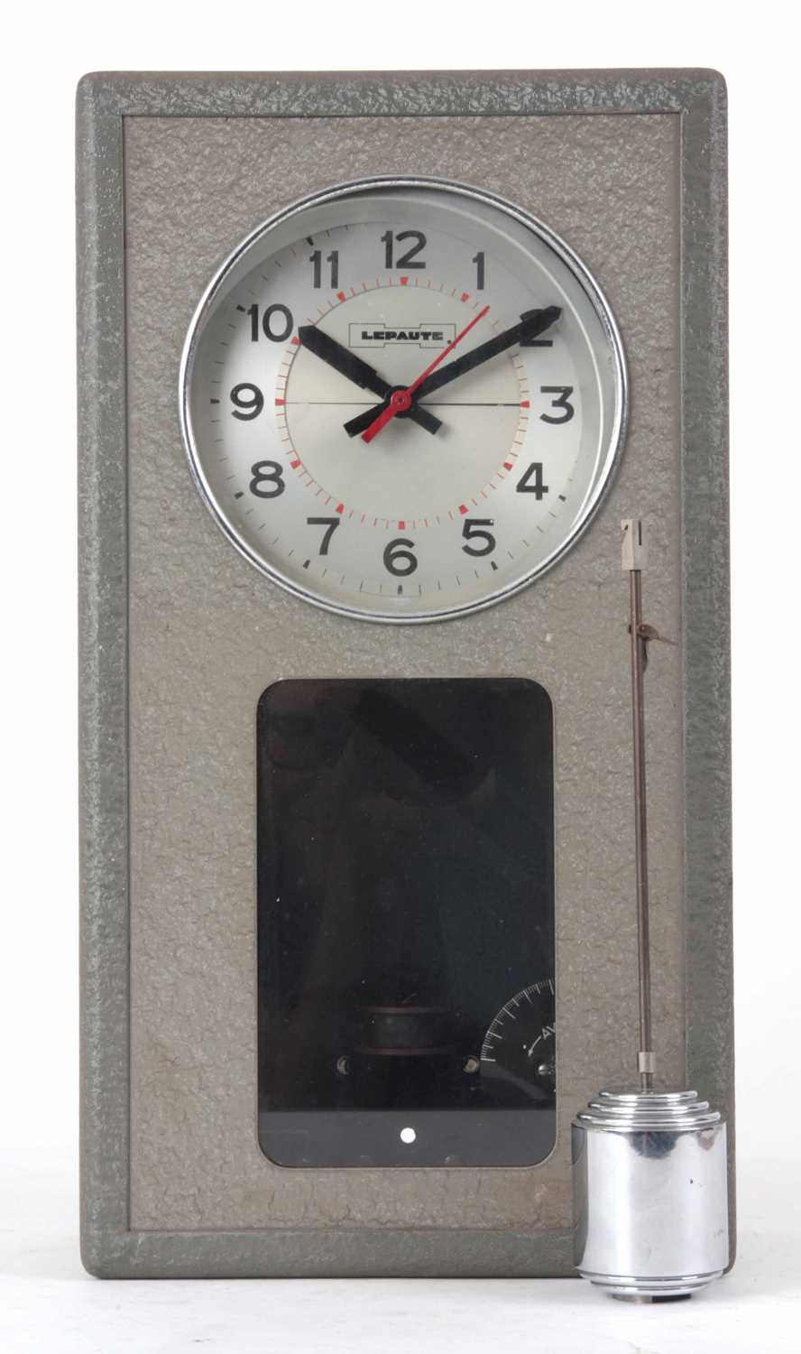 Lot 179 - A LEPAUTE ELECTRIC MAGNETIC MASTER CLOCK in