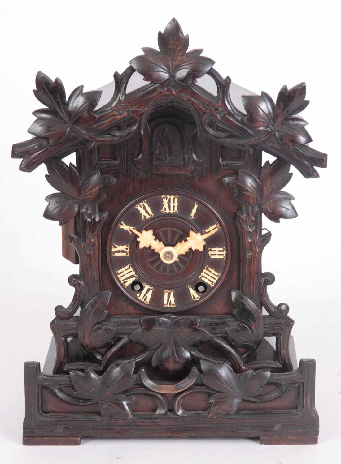 Lot 401 - A 19th CENTURY BLACK FOREST DOUBLE FUSEE