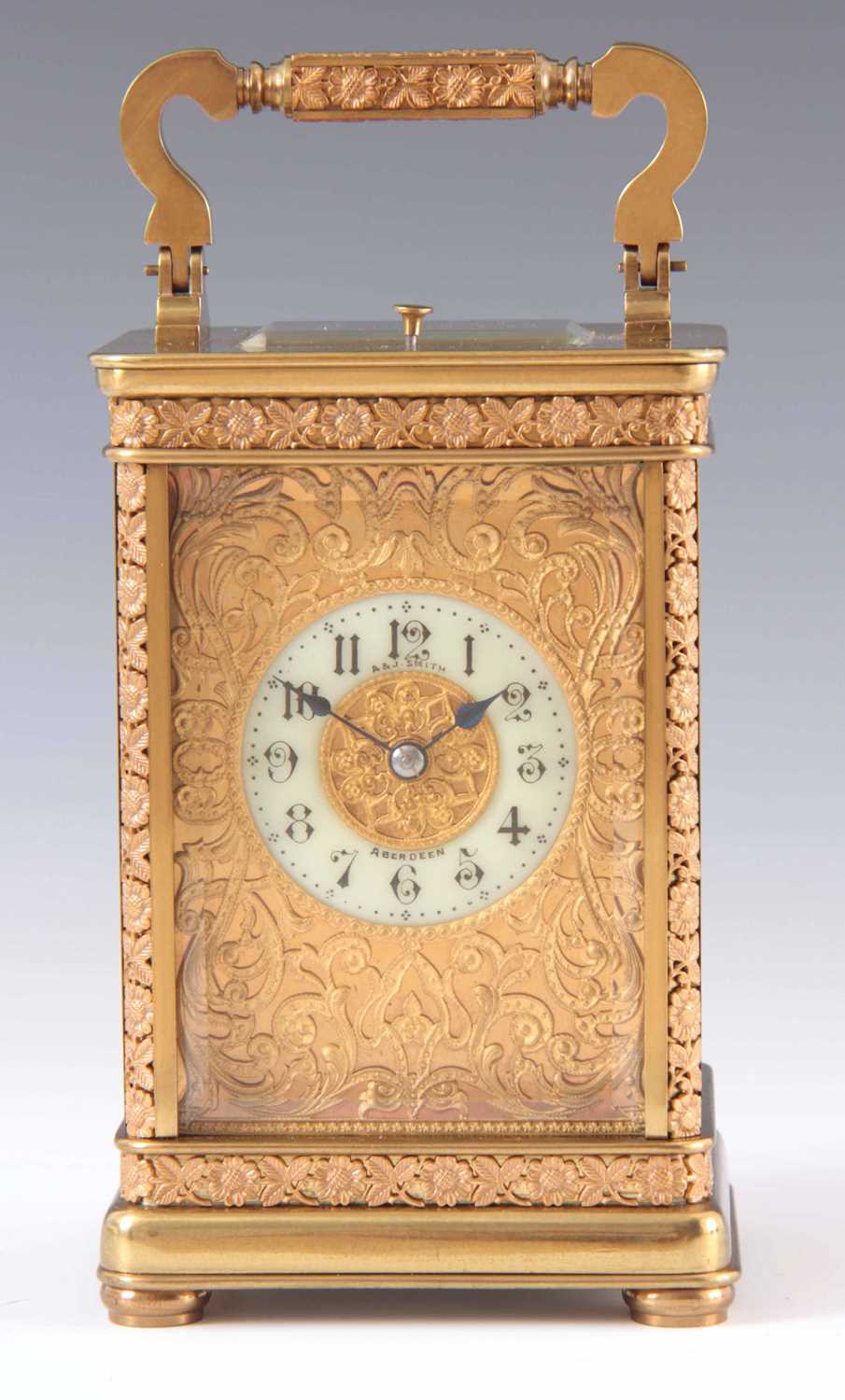 Lot 452 - A LARGE LATE 19TH CENTURY FRENCH REPEATING