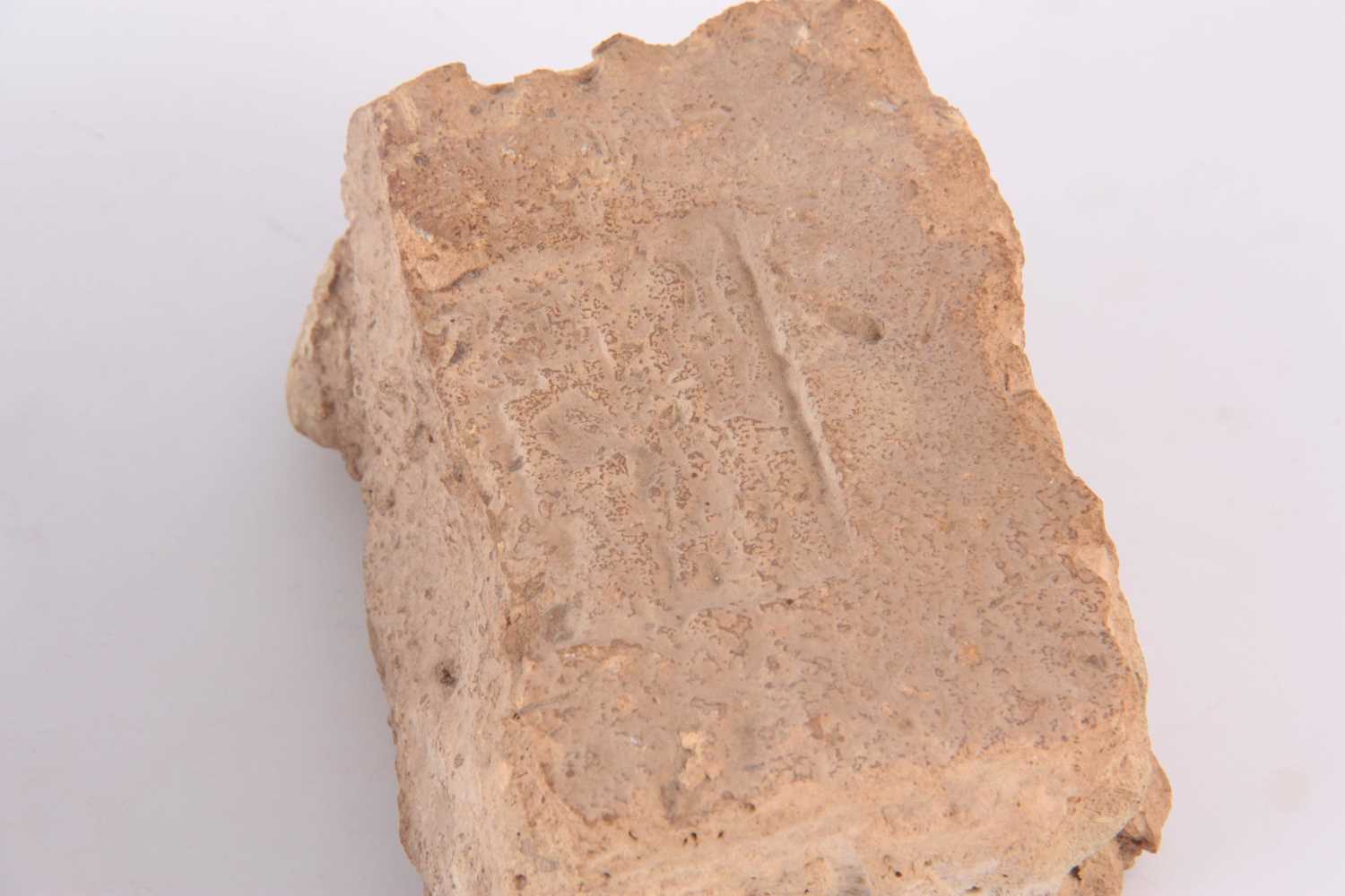 Lot 472 - TWO PRE-HISTORIC FIRED CLAY BRICKS WITH