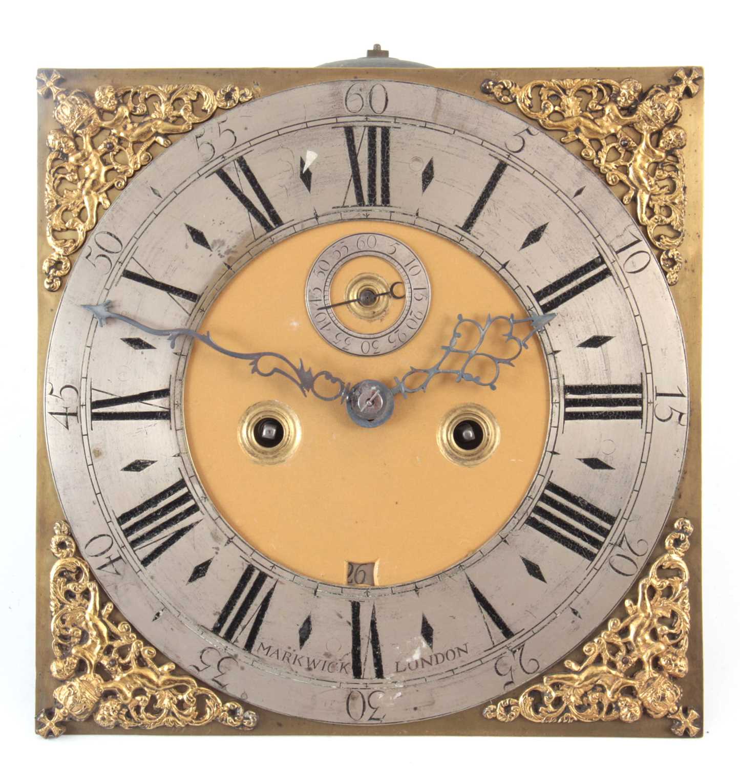 Lot 825 - AN EARLY 18th CENTURY LONGCASE CLOCK